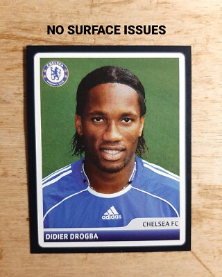 2006 2006-07 Panini UCL DIDIER DROGBA Sticker #105 Chelsea 2nd Year S1 ...