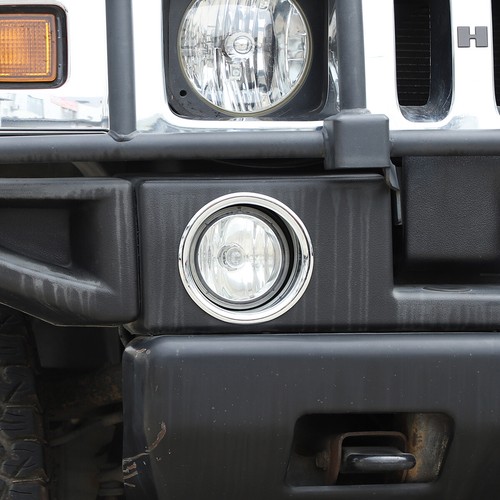 Front Bumper Driving Fog Light Lamp Ring Bezels For Hummer H2 SUV SUT ...