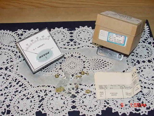 EIL Instruments / Beede Panel Meter, BE,3-01, Range 0-250 ADC, 0-50MVDC ...