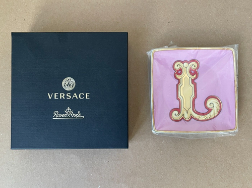 Versace Holiday Alphabet Canape Dish Letter L | eBay
