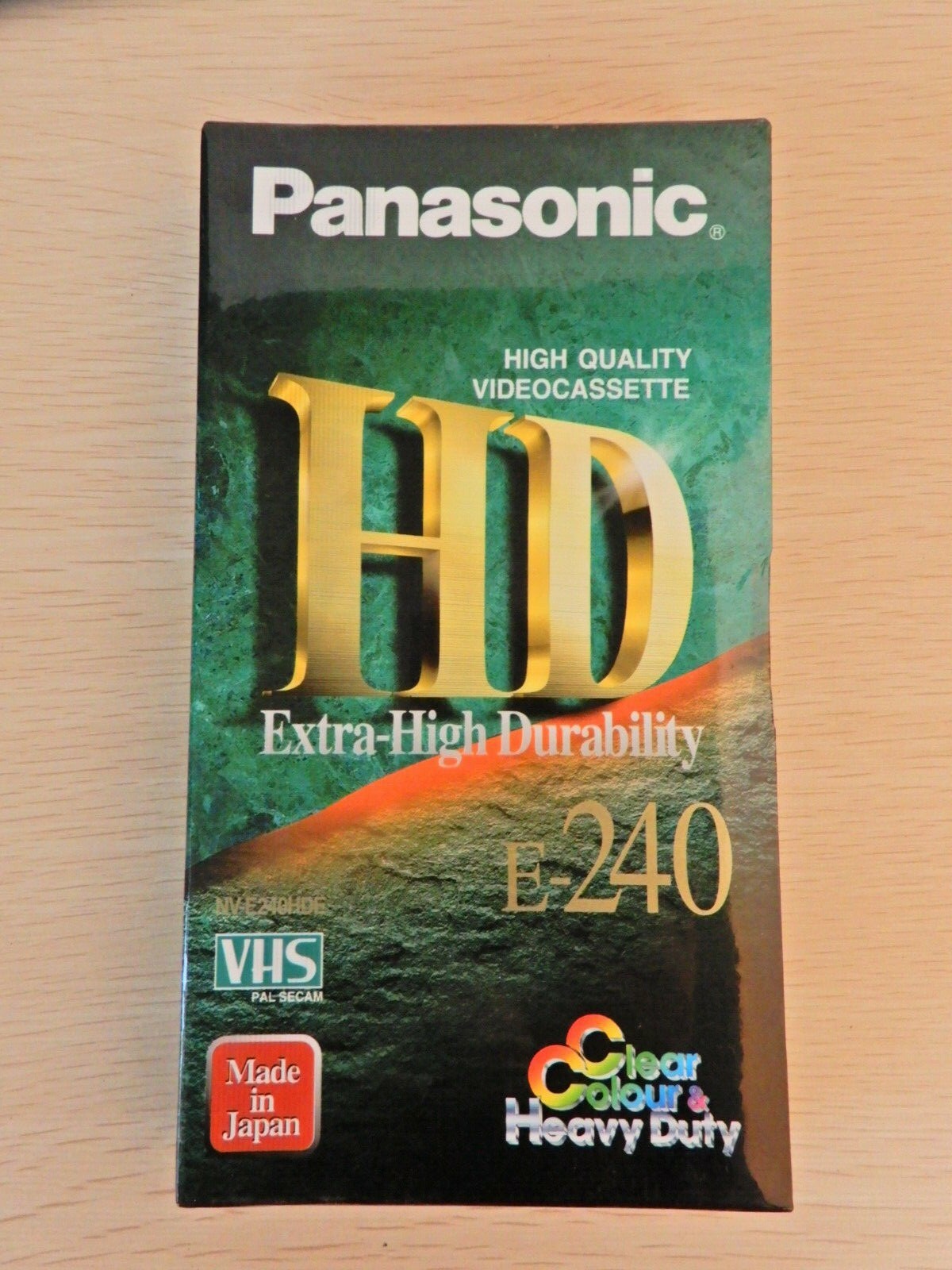 Panasonic HD E-240 4 Hour VHS NV-E240HDE Videcassette New / Sealed ...