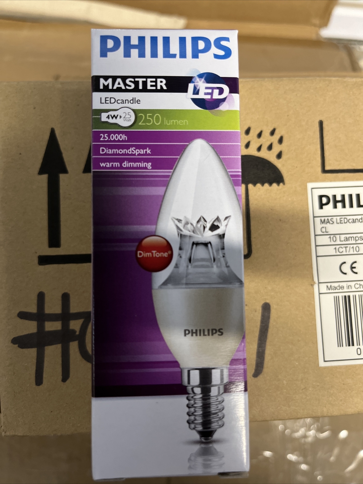 Philips Master LED E14 Ses Candle 4w Dimmable Warm White X10 for sale ...