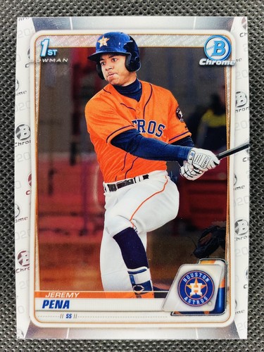 Jeremy Pena 2020 Bowman Chrome Prospects #BCP-61 1st Rookie Card ...