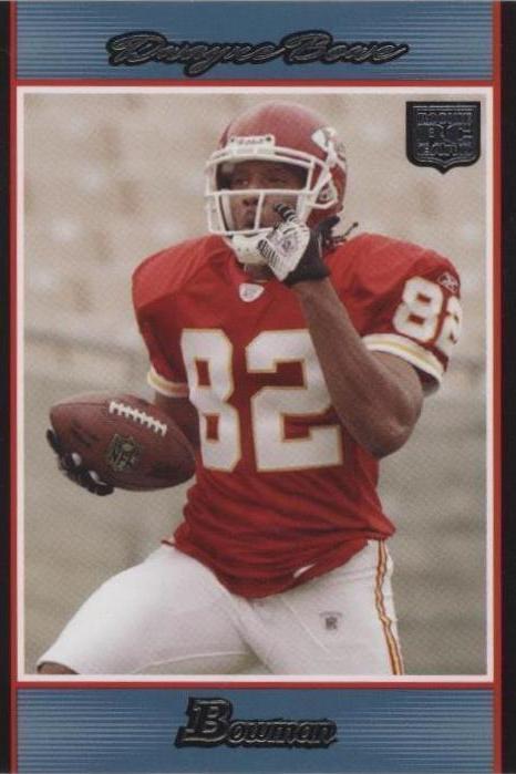 2007 Bowman - Dwayne Bowe #148 Blue /500 (RC) for sale online | eBay