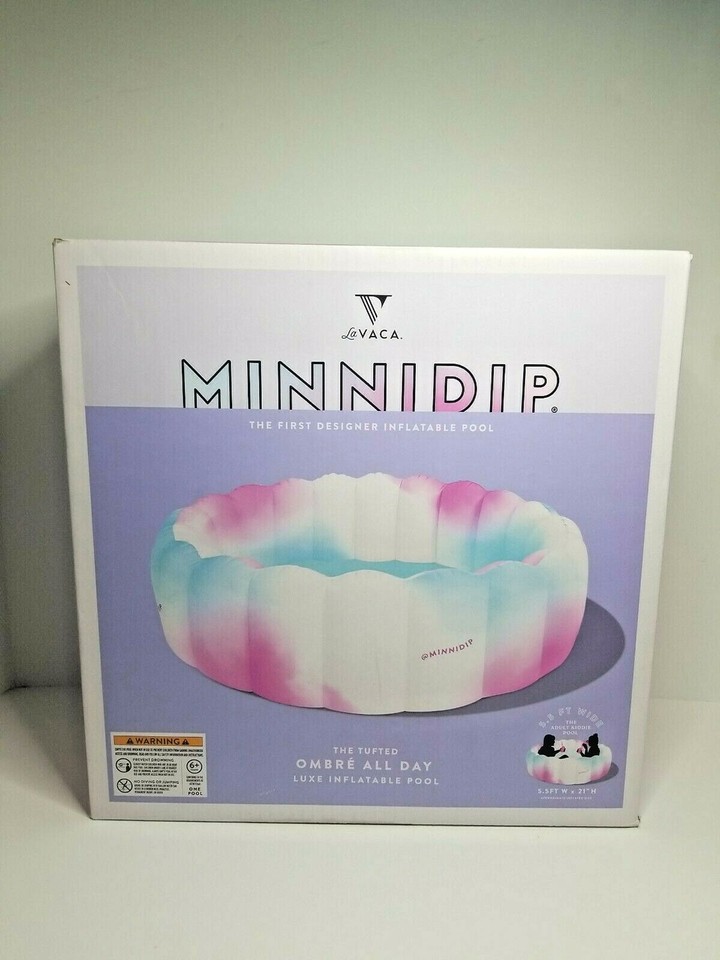 Minnidip Tufted Ombre All Day Luxe Inflatable Designer Adult Kiddie ...