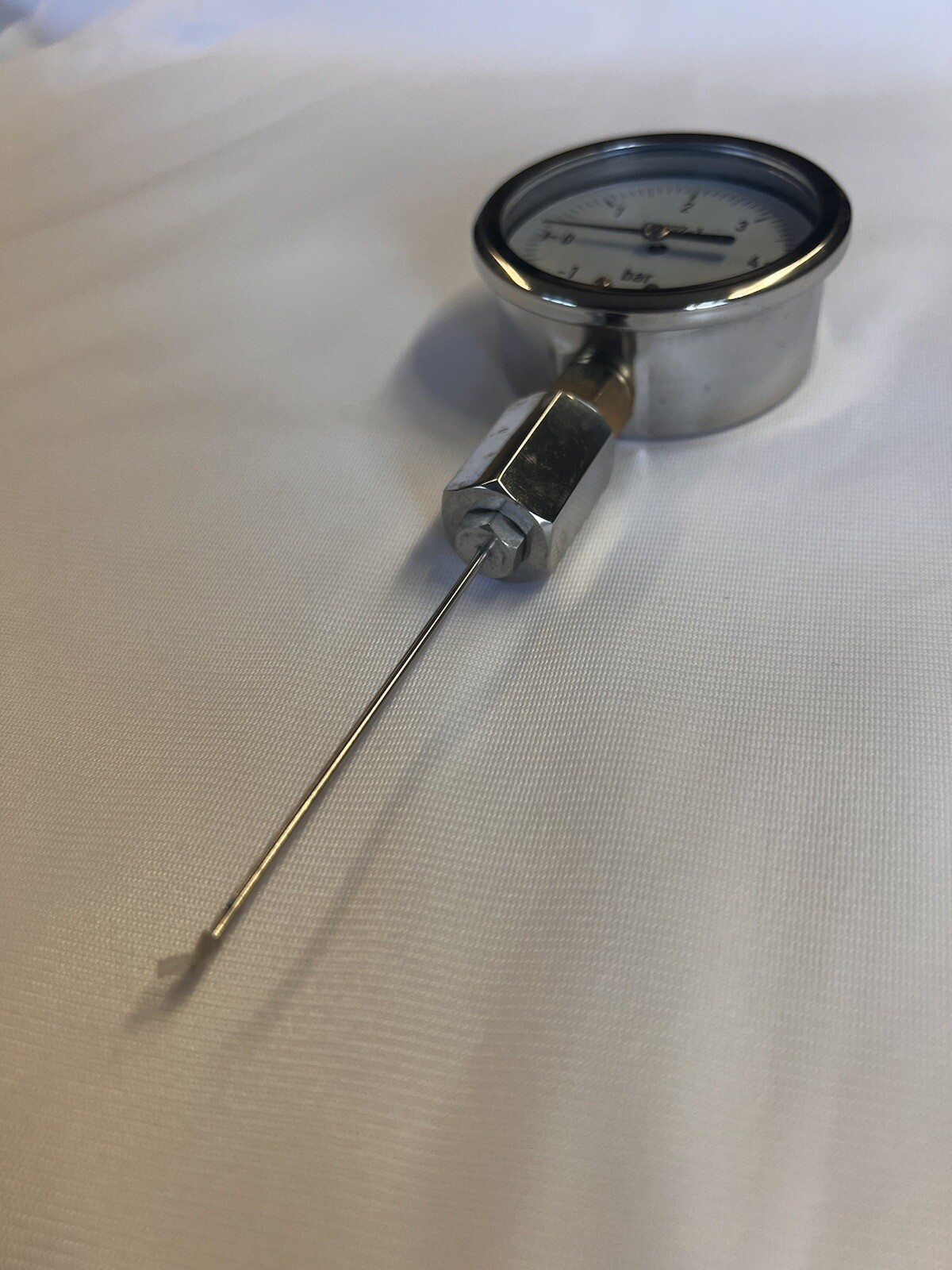 Aphrometer Pressure Gauge -1 to 5 Bar Scale Manual Instrument For Winemaking | eBay