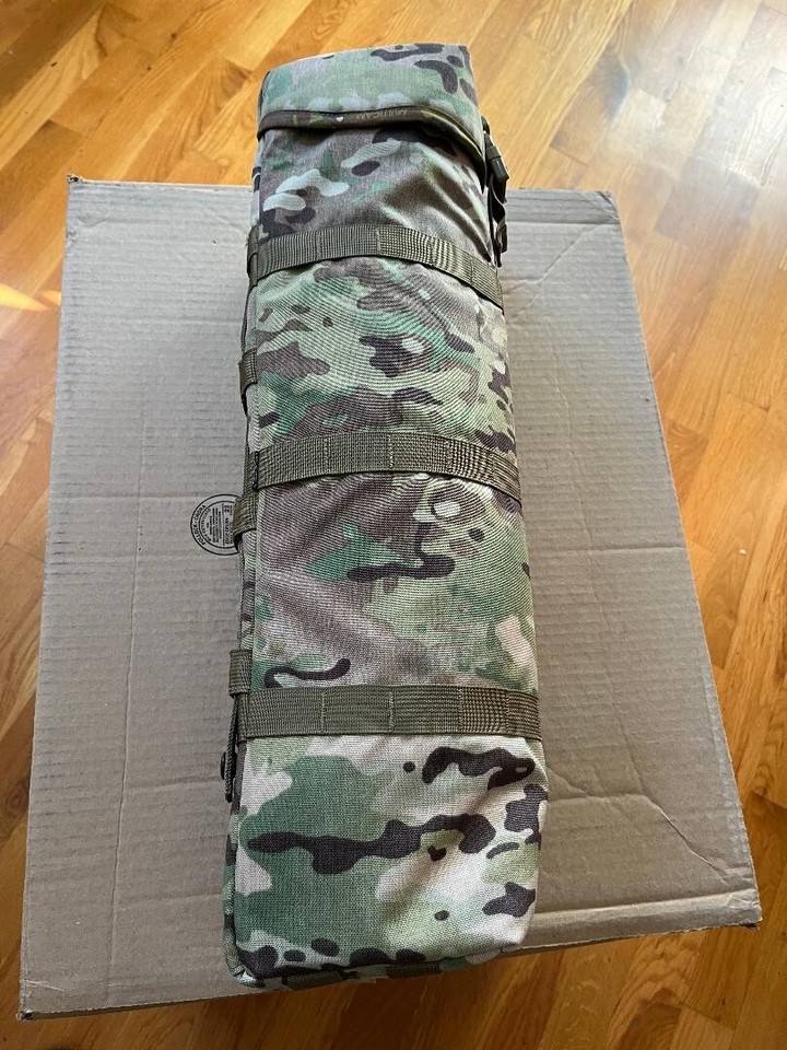 Leonardo DRS MOLLE TRIPOD TACTICAL CARRY POUCH MULTICAM PADDED | eBay