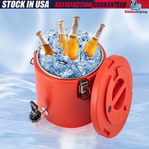 15L Insulated Thermal Hot and Cold Beverage Dispenser Coffee Tea Drinks ...