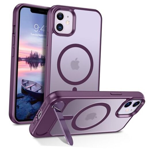 for iPhone 12 Pro Case, iPhone 12 Case with Stand Compatible with ...