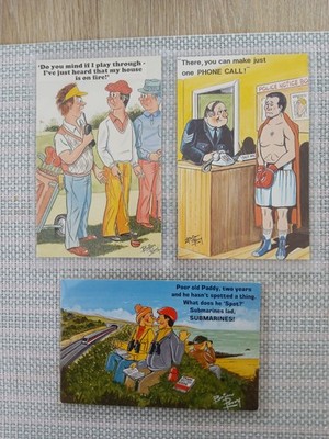Bamforth Vintage Postcards Set of 3 No 2018 / 2027 / 2070 | eBay UK