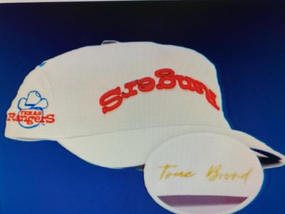 TEXAS RANGERS TRUE BRVND 1972 HOME WHITE BASEBALL HAT CAP THEME NIGHT ...