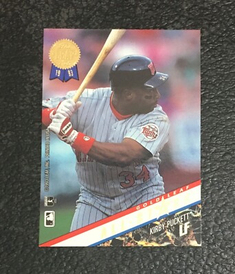 1993 Leaf Barry Bonds/Kirby Puckett Gold Leaf All-Stars #7 | eBay