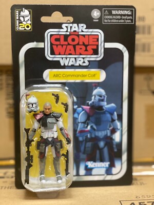 HASBRO STAR WARS VINTAGE COLLECTION CLONE WARS ARC COMMANDER COLT 3.75 ...