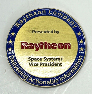 Raytheon Company Space Systems Vice President Challenge Coin | eBay