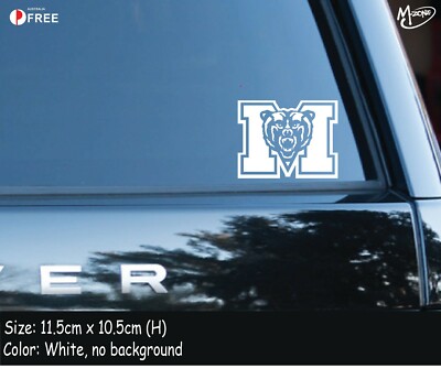 mercer bears Stickers Reflective Car Decals University Team Best Gifts ...