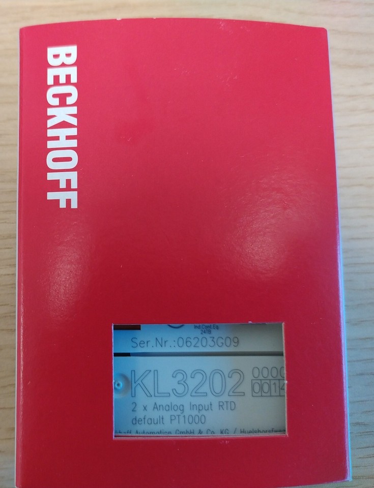 Beckhoff KL3202-0014 - Bus Terminal, 2-channel analog input | eBay