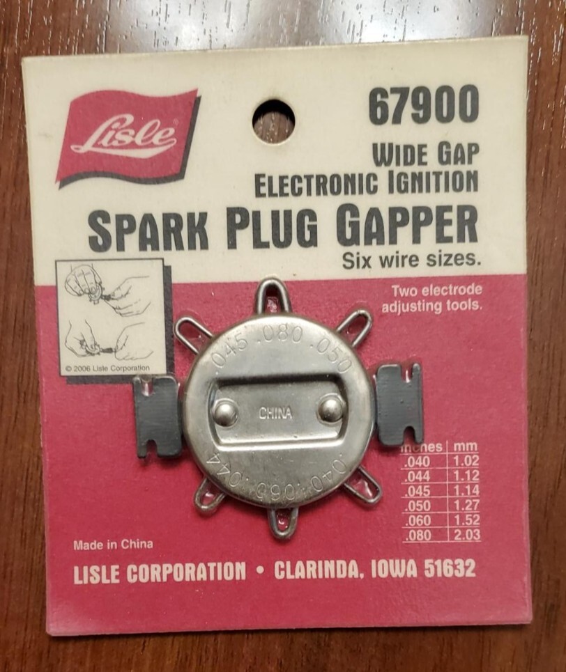 Lisle 67900 Spark Plug Gapper Wide Gap for Electronic Ignition New Old ...
