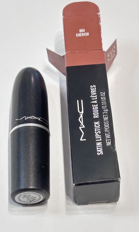 MAC ROUGE SATIN LIPSTICK SHADE CHERISH 804 NEW IN BOX 0.10 Oz | eBay
