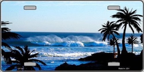 Ocean Wave Metal Novelty License Plate | eBay