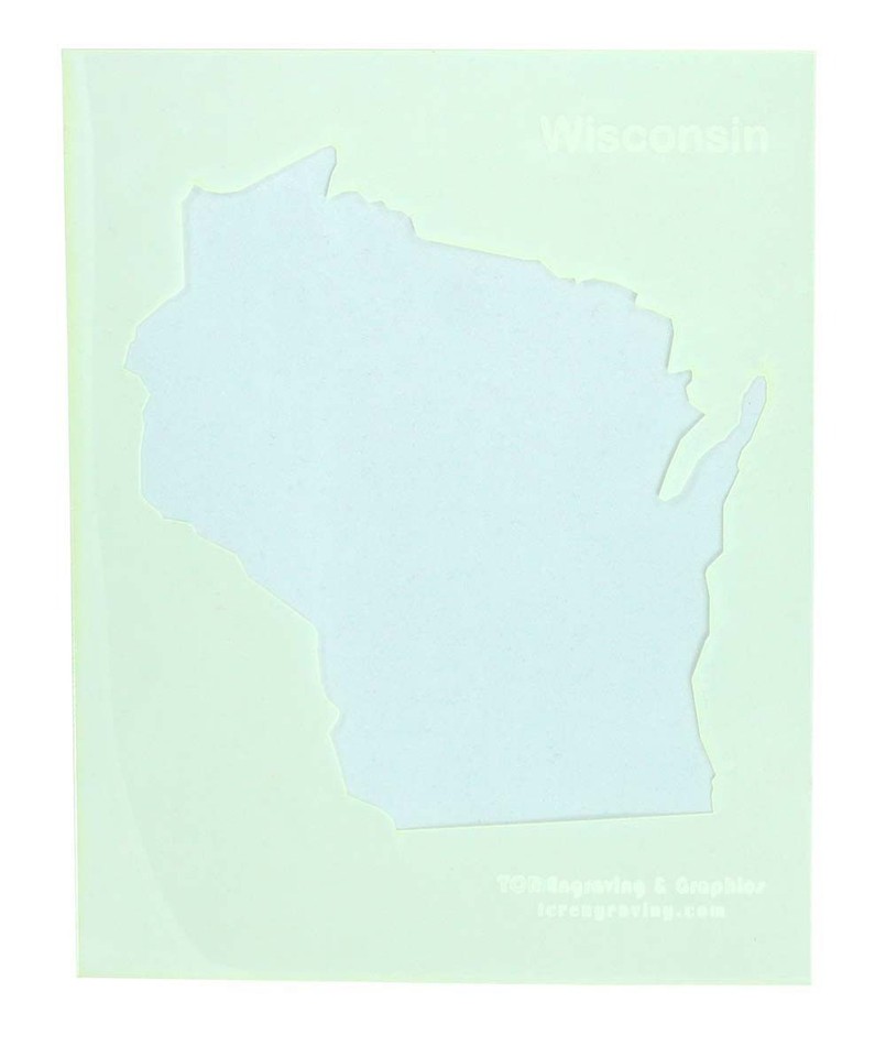 State of Wisconsin Stencil -14 mil Mylar Painting/Crafts | eBay
