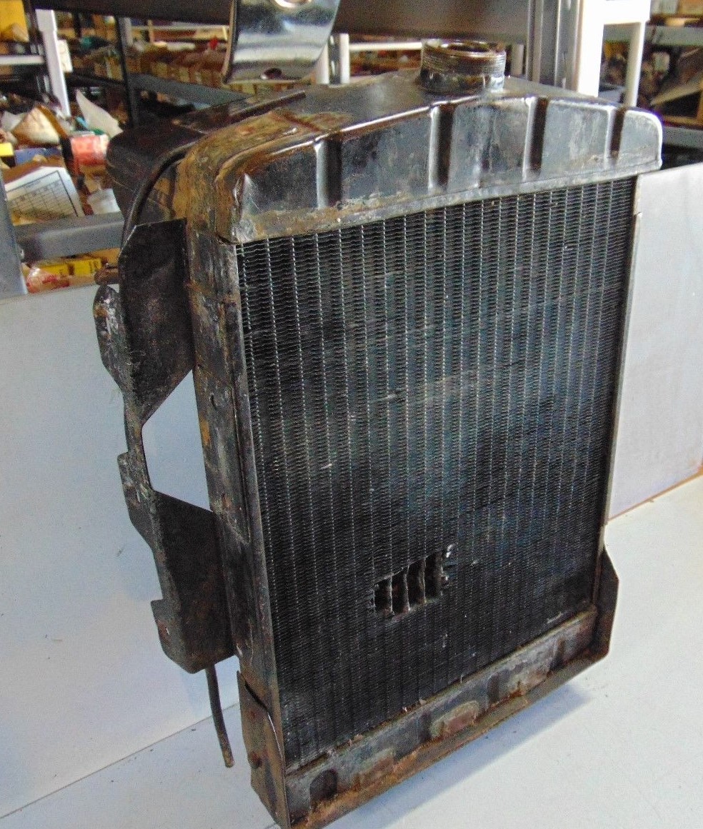 MG TD Radiator-Been Worked 7 Ways Till Sunday.-Stay Away From Car Shows ...