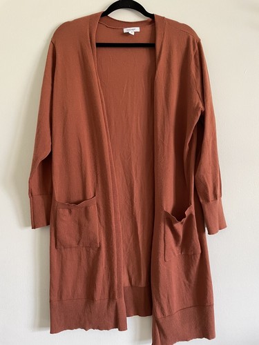 Nine West Medium Open Front Duster Cardigan Sweater Pockets | eBay