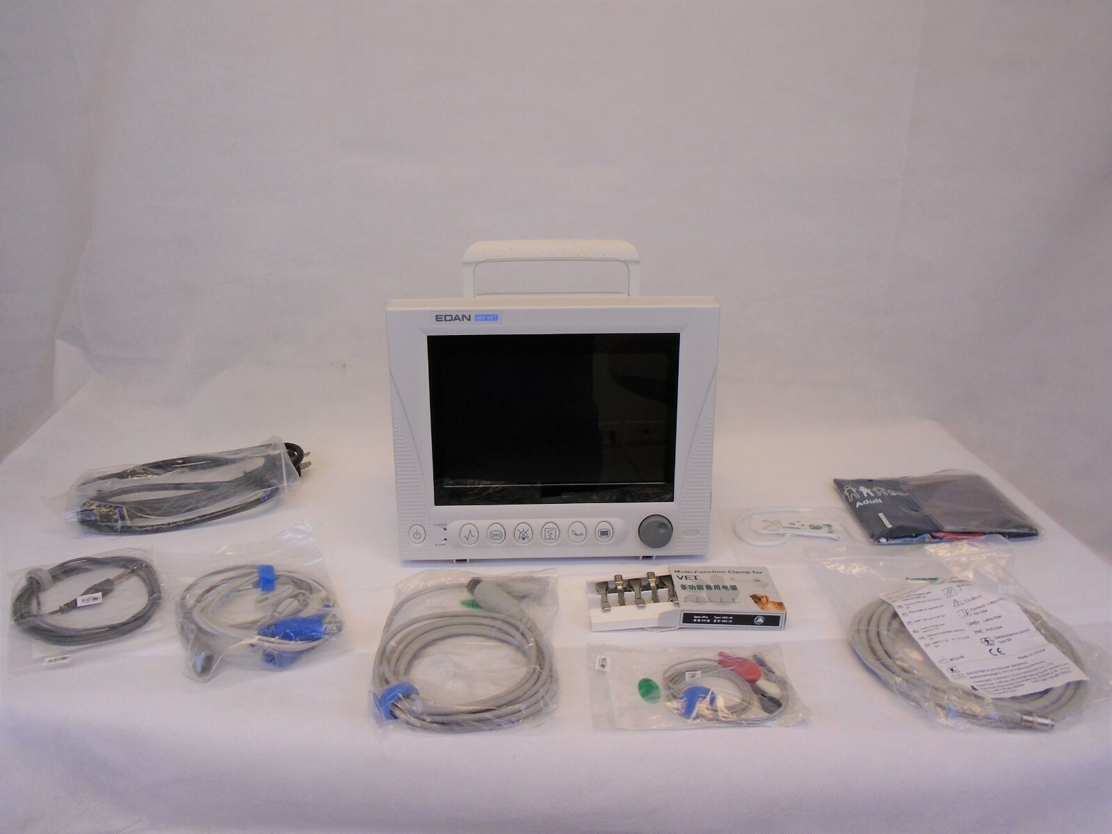 Edan Im-8 Vet Veterinary Patient Monitor Includes Mainstream Etco2 ...
