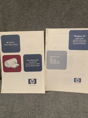 hp deskjet 990c,980c & 960c quick reference guide & Windows Xp User ...