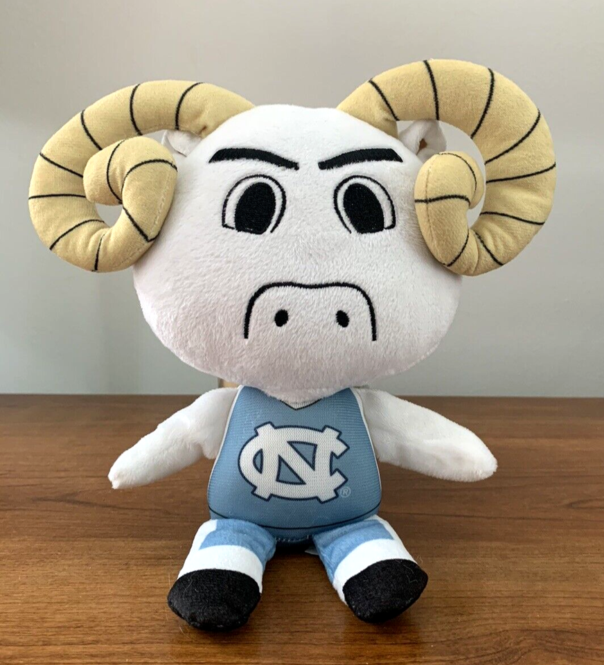 UNC Rameses Mascot Carolina Basketball Plush Tar Heels Ram Mascot ...