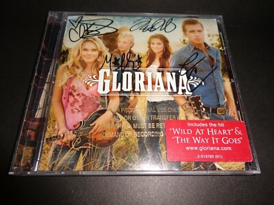 GLORIANA SELF TITLED-Rare Collectible PROMOTIONAL CD w/Signed Insert-No ...