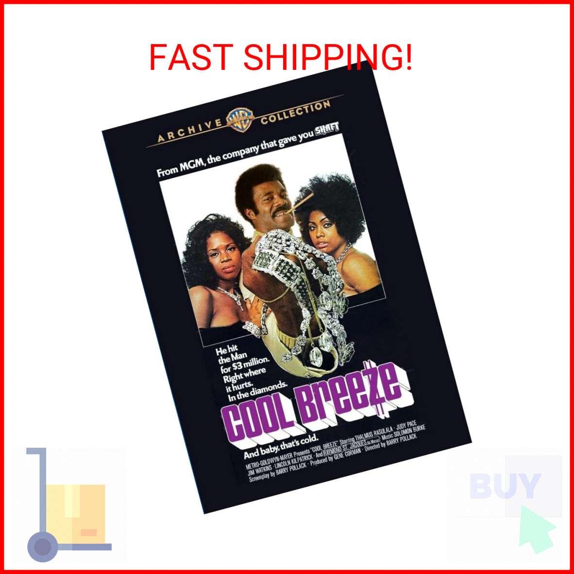 Cool Breeze (DVD, 1972) for sale online | eBay