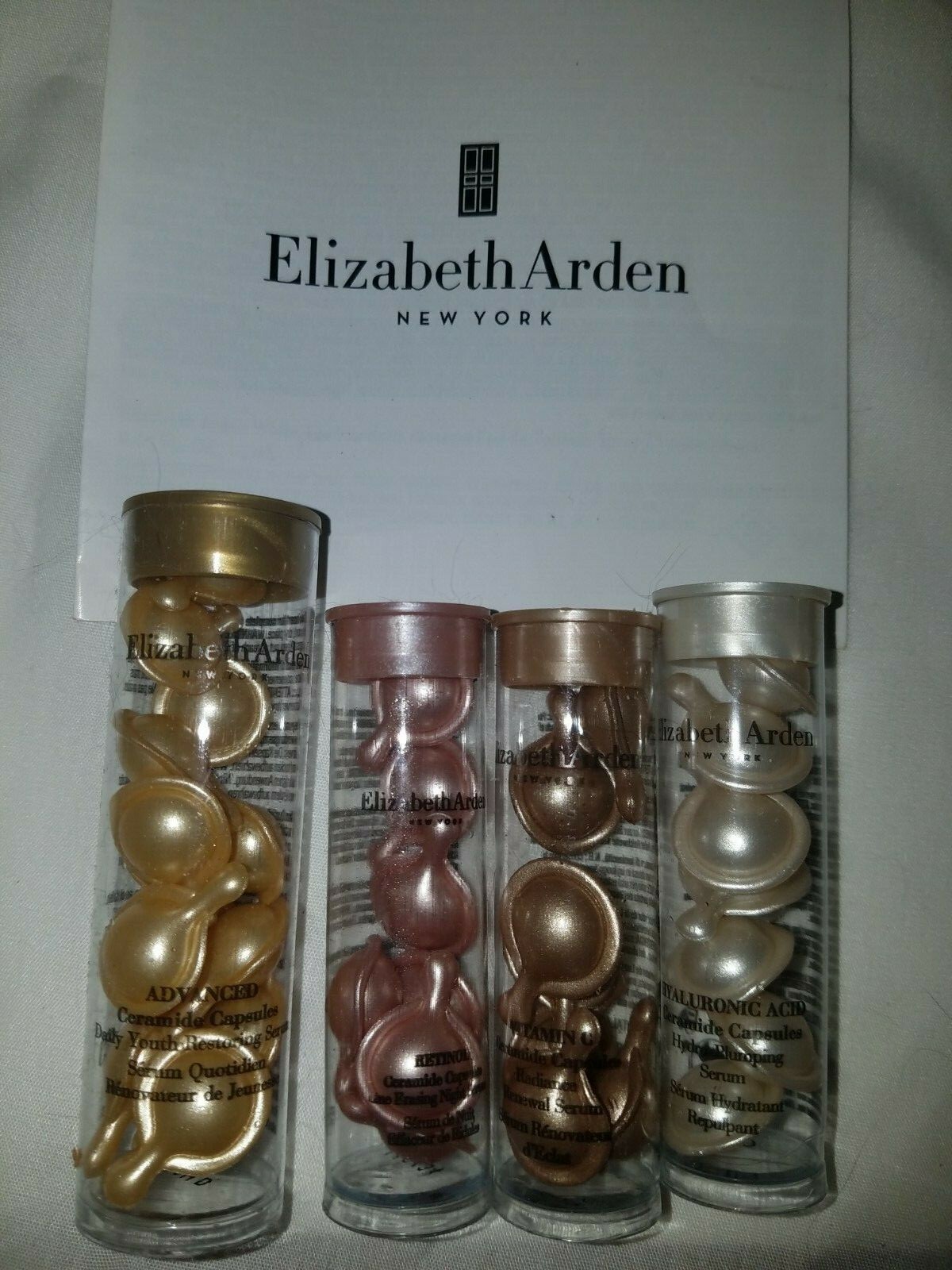 Elizabeth Arden Capsule Set - Vitamin C, Daily Youth, Hyaluronic Acid ...