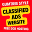 Gumtree Style Classified Ads Website Design with Free 5GB SSD Hosting ...