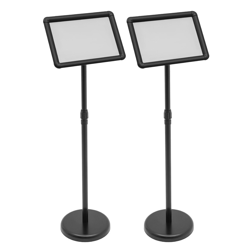 2Pcs Sign Stand With Adjustable Height&angle, Sign Holder Stand W ...