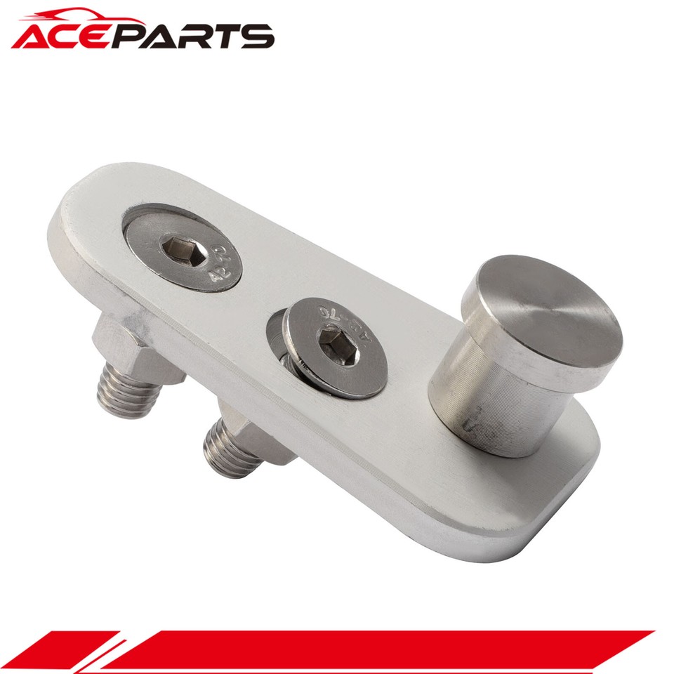 2X Aluminium Door Striker Door Pin Adapter For Jeep CJ7 76-80 Late ...