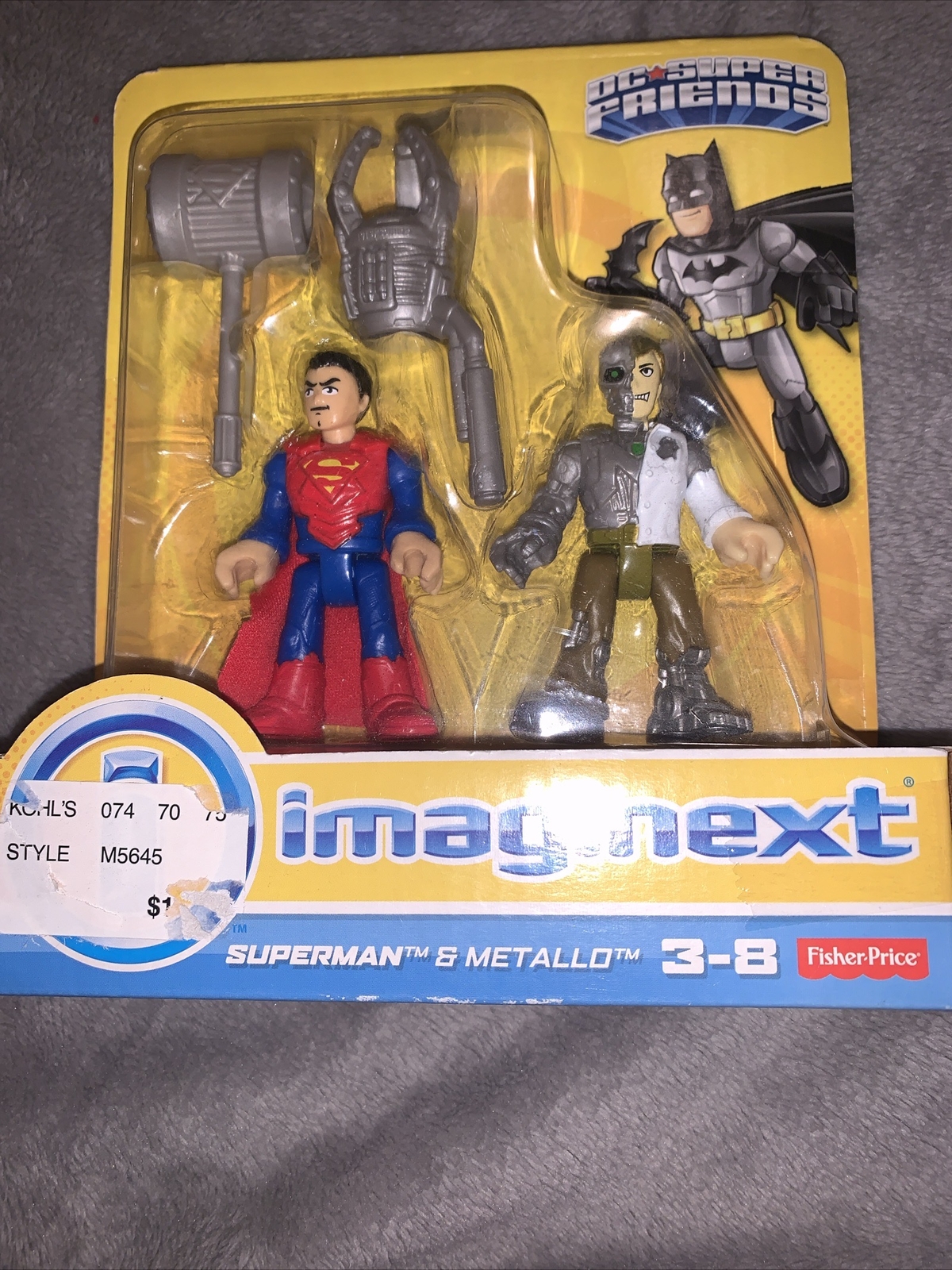 Imaginext DC Super Friends Superman & Metallo Figure Set | eBay
