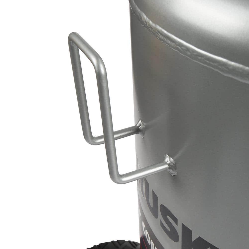 Husky 20 Gal. 165 Psi Oil Free Portable Vertical Electric Quiet Air ...