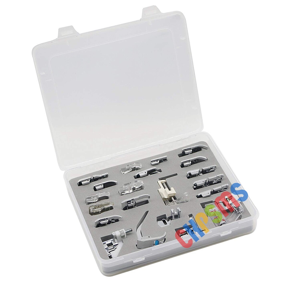 42PCS Presser Feet with Plastic Storage Box For Singer,Brother,Janome ...