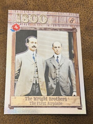 2024 Historic Autographs 1800s Wright Brothers 1st Flight Card /25 | eBay