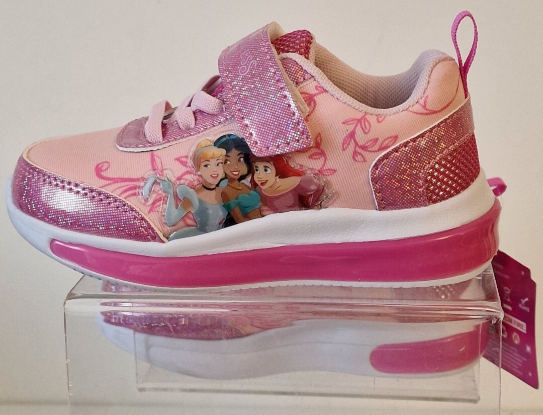 Disney Princess Light Up Trainers - Pink, Size UK C8 for sale online | eBay