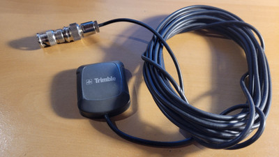TRIMBLE GPS ANTENNA P/N 28367-00 WITH BNC MALE CONNECTOR 2M CABLE | eBay