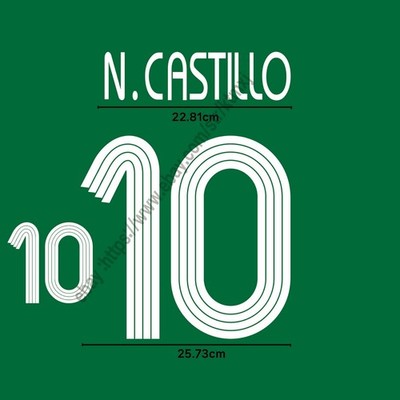 2007 Mexico Home Name Set – R. Morales #11 Heat Transfer Patch Fan Made ...