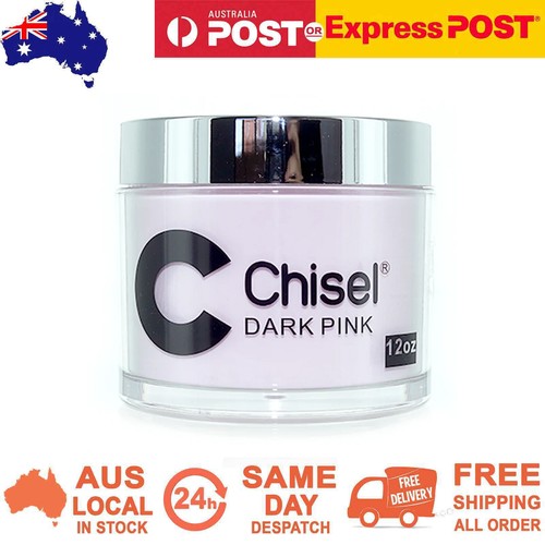 Chisel SNS Gelish Dip Dipping Acrylic Nail Powder - Dark Pink 12oz ...