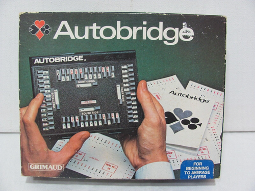 Vintage Grimaud Autobridge Portable Bridge Teacher Game 1970 - Complete ...