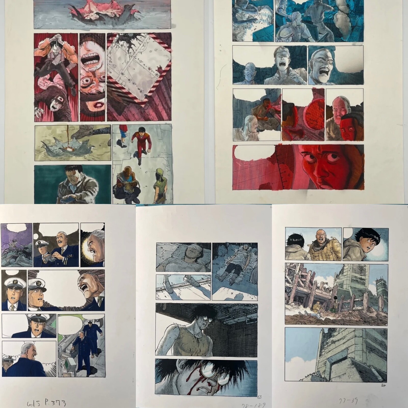 Akira Color Guides Steve Oliff Spawn One Piece Berserk One Punch | eBay