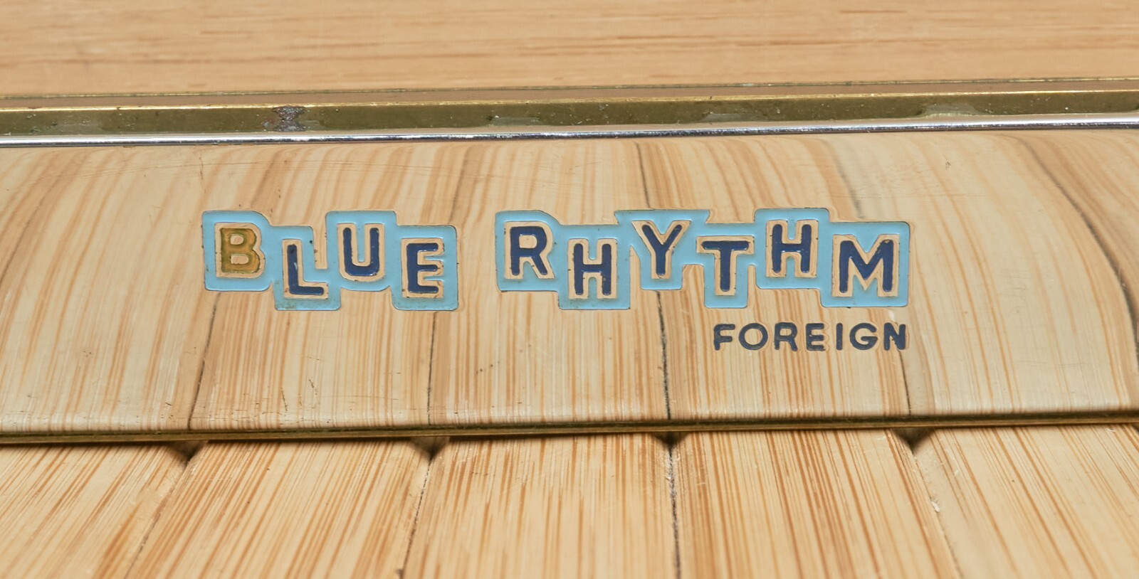 Vintage Blue Rhythm Foreign Harmonica | eBay