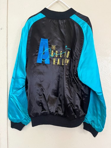 Vintage 90's Arsenio Hall Show cast crew Paramount satin jacket XL | eBay