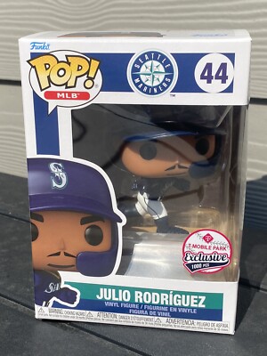 Julio Rodriguez Funko Pop! Navy Blue 1/1000 Seattle Mariners 8/29 ...