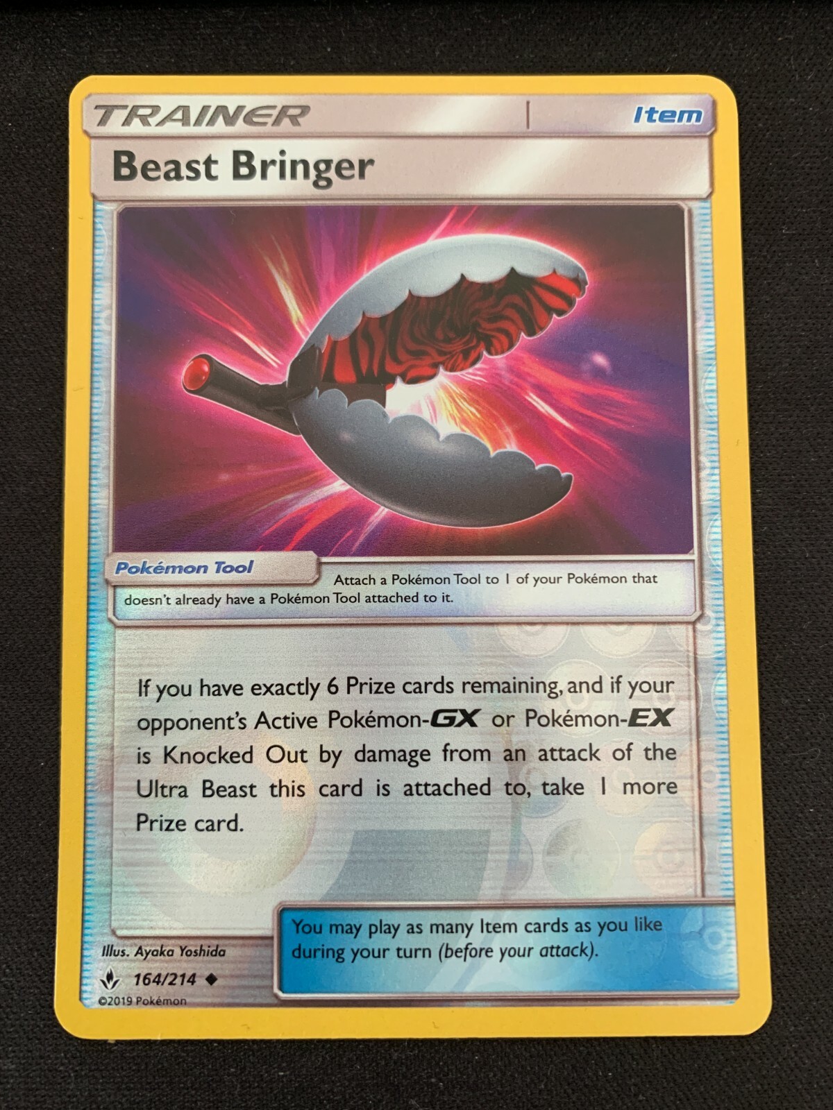 Pokemon Beast Bringer 164/214 Reverse Holo Uncommon Unbroken Bonds Near ...