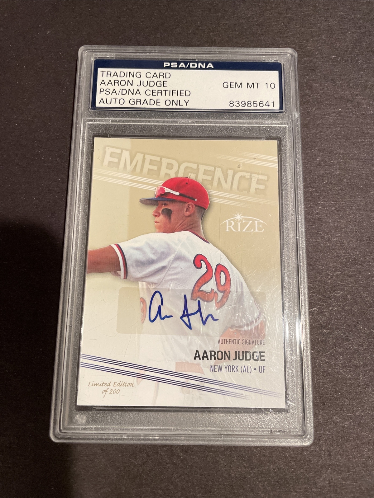 Aaron Judge Autographed Memorabilia | Signed Photo, Jersey ...